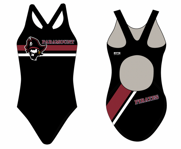 Paramount High School Thick Strap Swim Suit - RYTE Sport