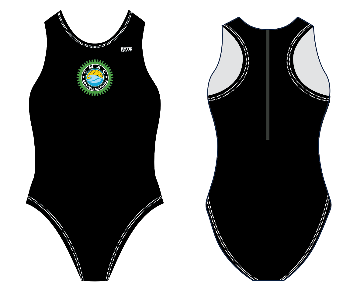 CMAC Solid Practice Zip-up Suit - Black – RYTE Sport